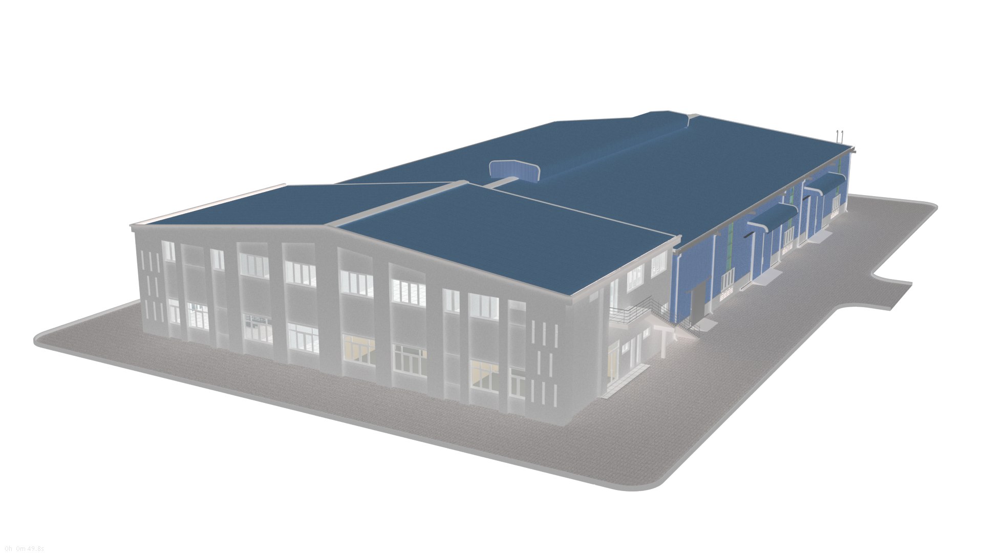 3D Model Factory Industrial Building - TurboSquid 1638409