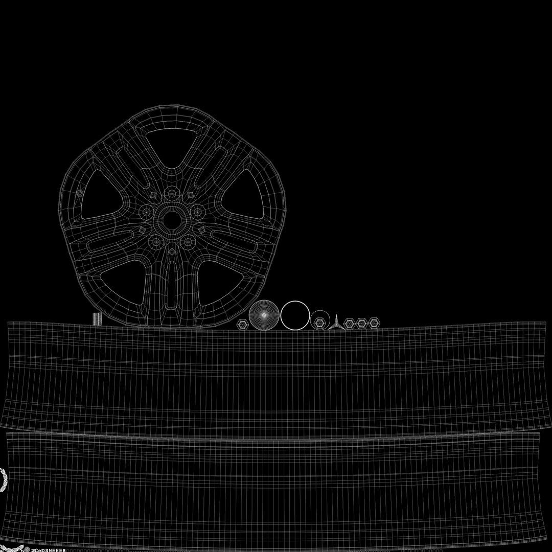 Mercedes Benz GLB SUV Rim 002 3D - TurboSquid 1990909