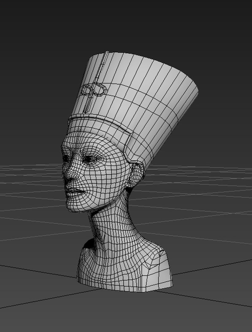 Nefertiti Bust Statue 3D Model - TurboSquid 1477527