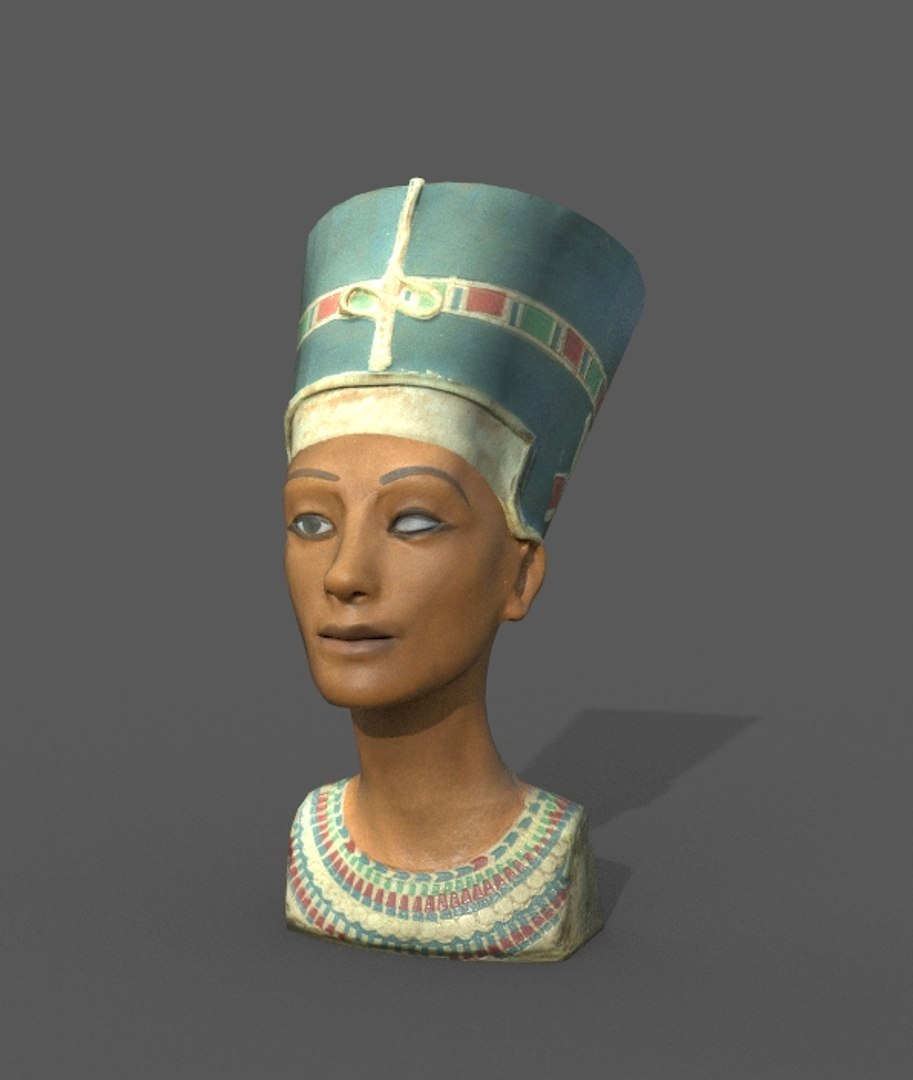 Nefertiti Bust Statue 3D Model - TurboSquid 1477527