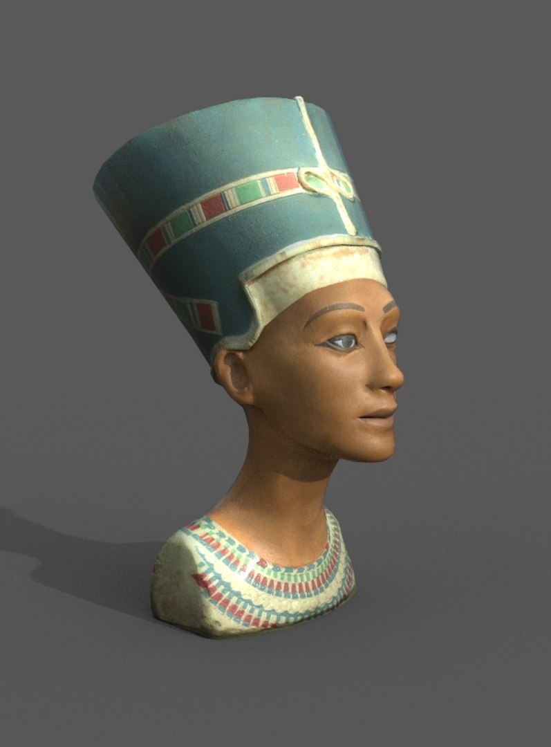 Nefertiti Bust Statue 3D Model - TurboSquid 1477527