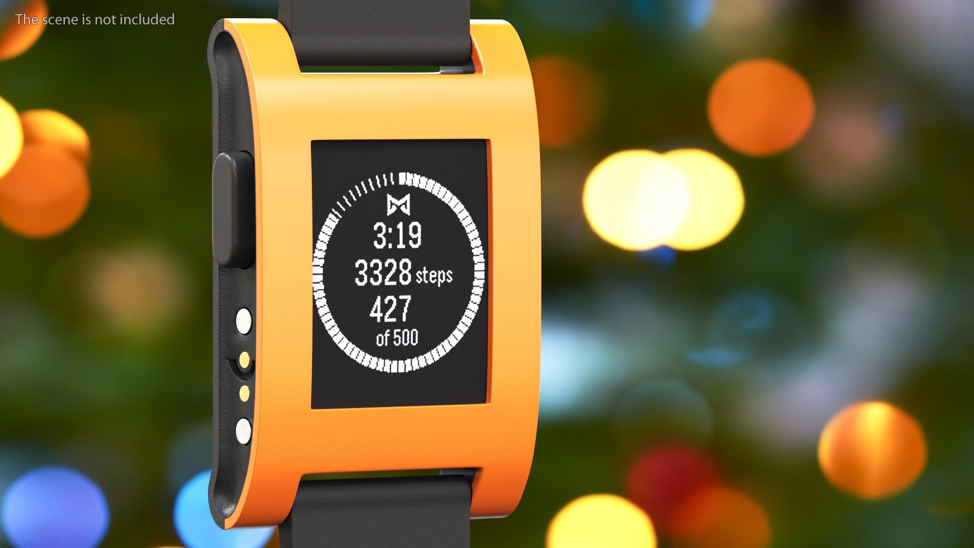 Pebble Smart Watch Works With Strap Unbuttoned 3D Model - TurboSquid ...