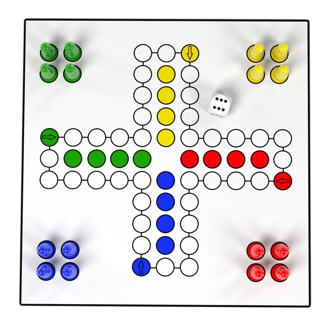 3dsmax Ludo Board