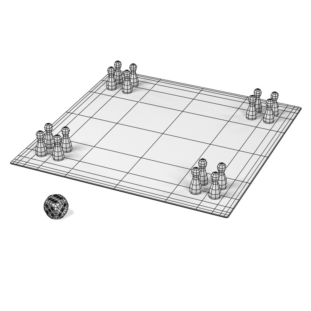 3dsmax Ludo Board