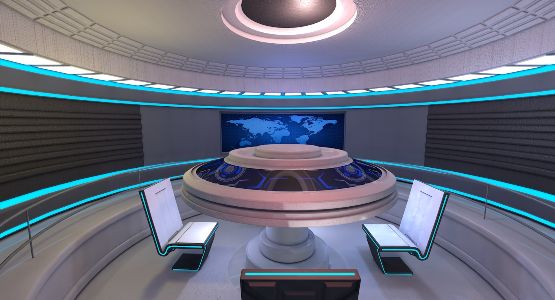 Sci Fi Room 3D Model - TurboSquid 1554863