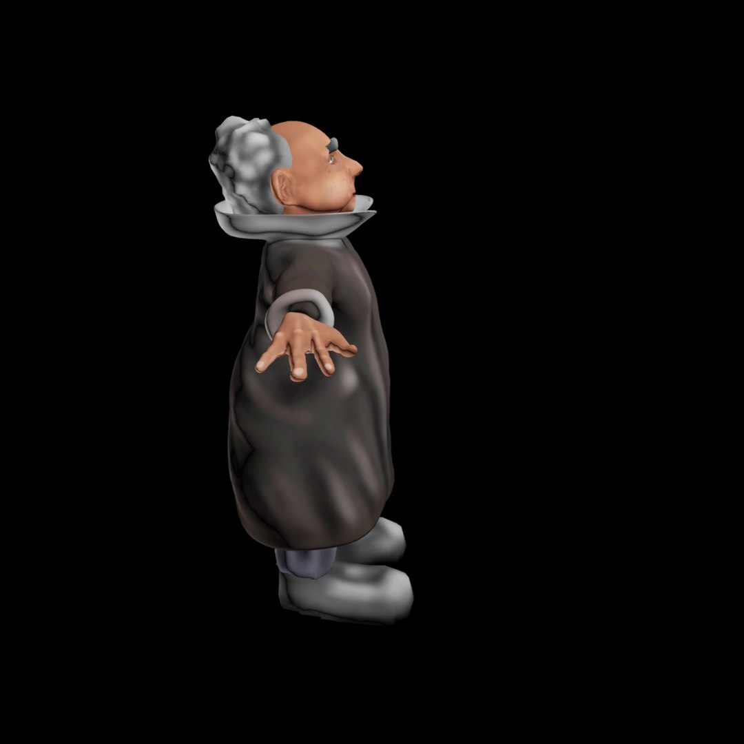 Frank Cartoon 3d Model
