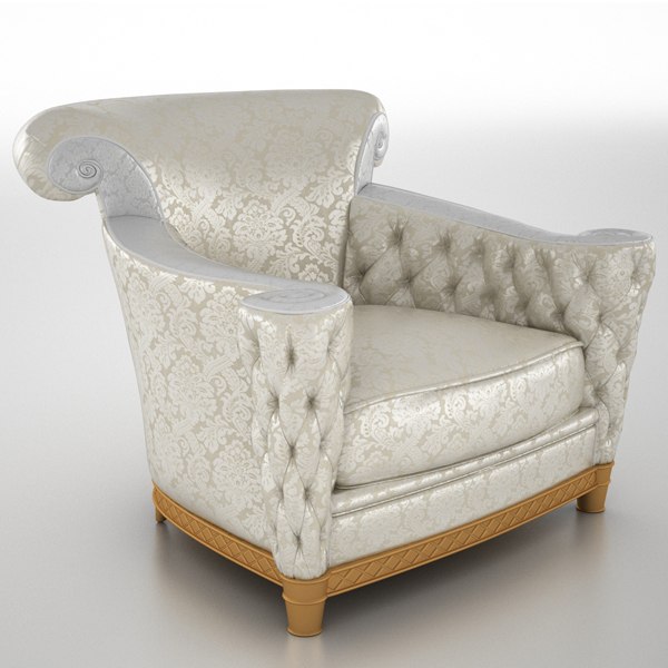 3d model classic chair