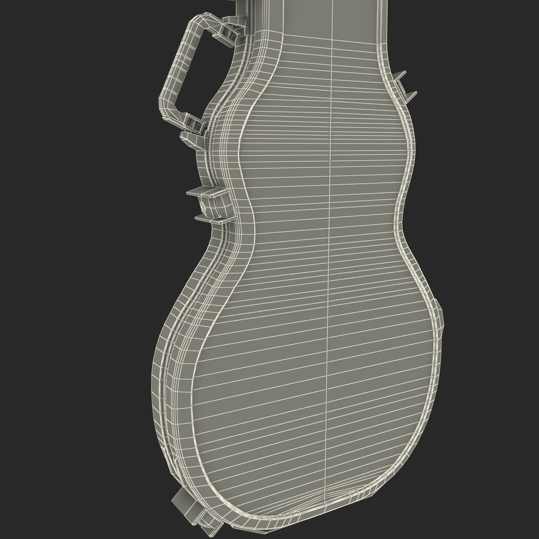 guitar cases 3d model