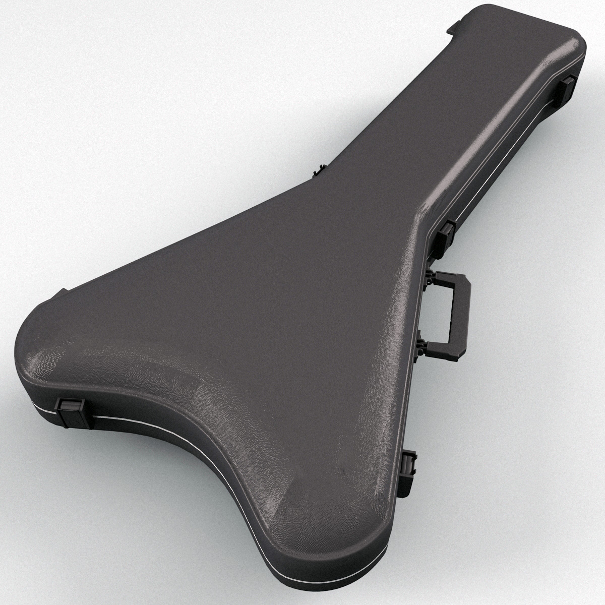 guitar cases 3d model