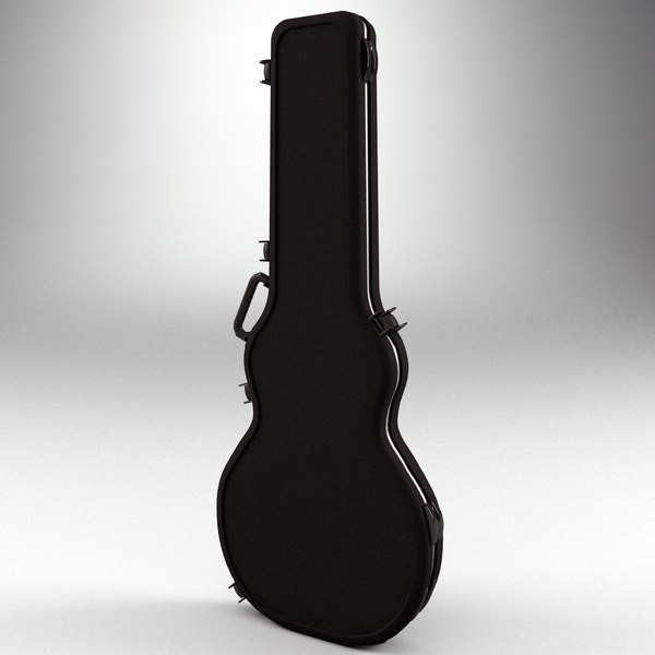 guitar cases 3d model