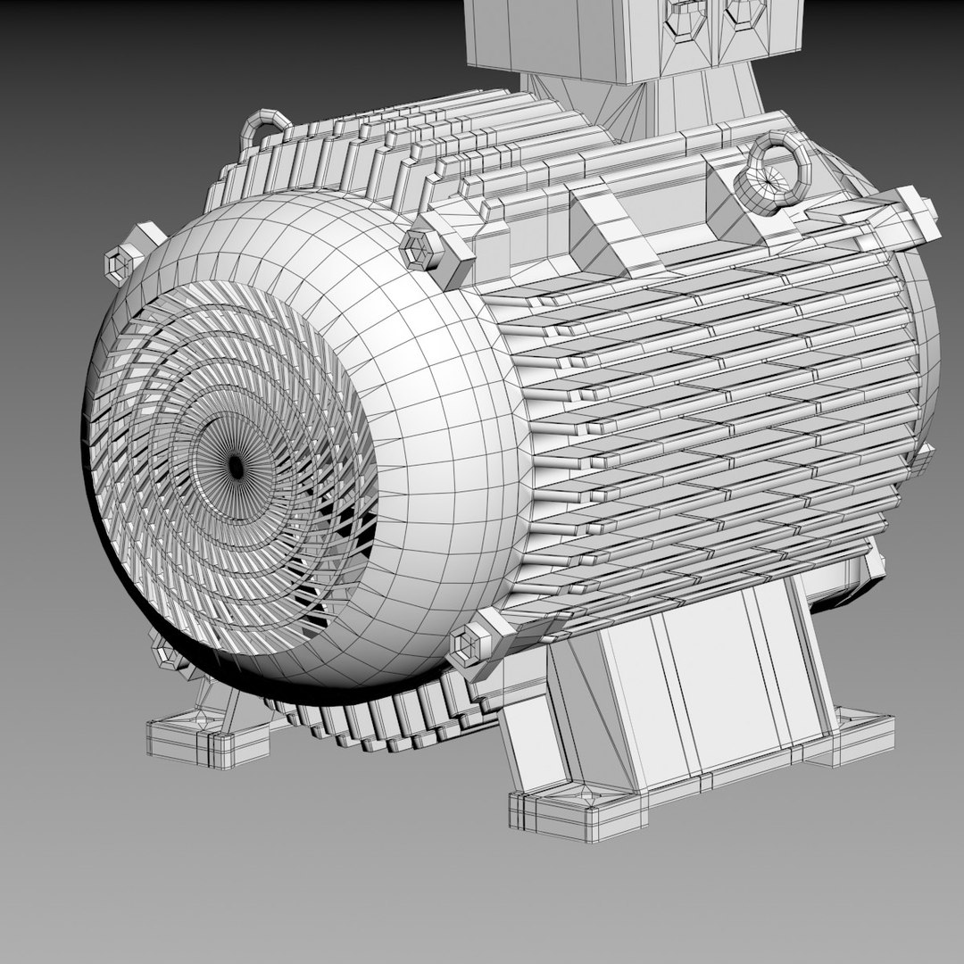 Electric Motor 3d Model
