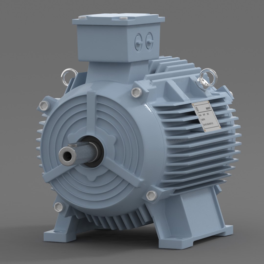 Electric Motor 3d Model