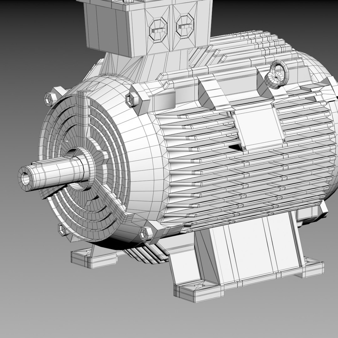 Electric Motor 3d Model