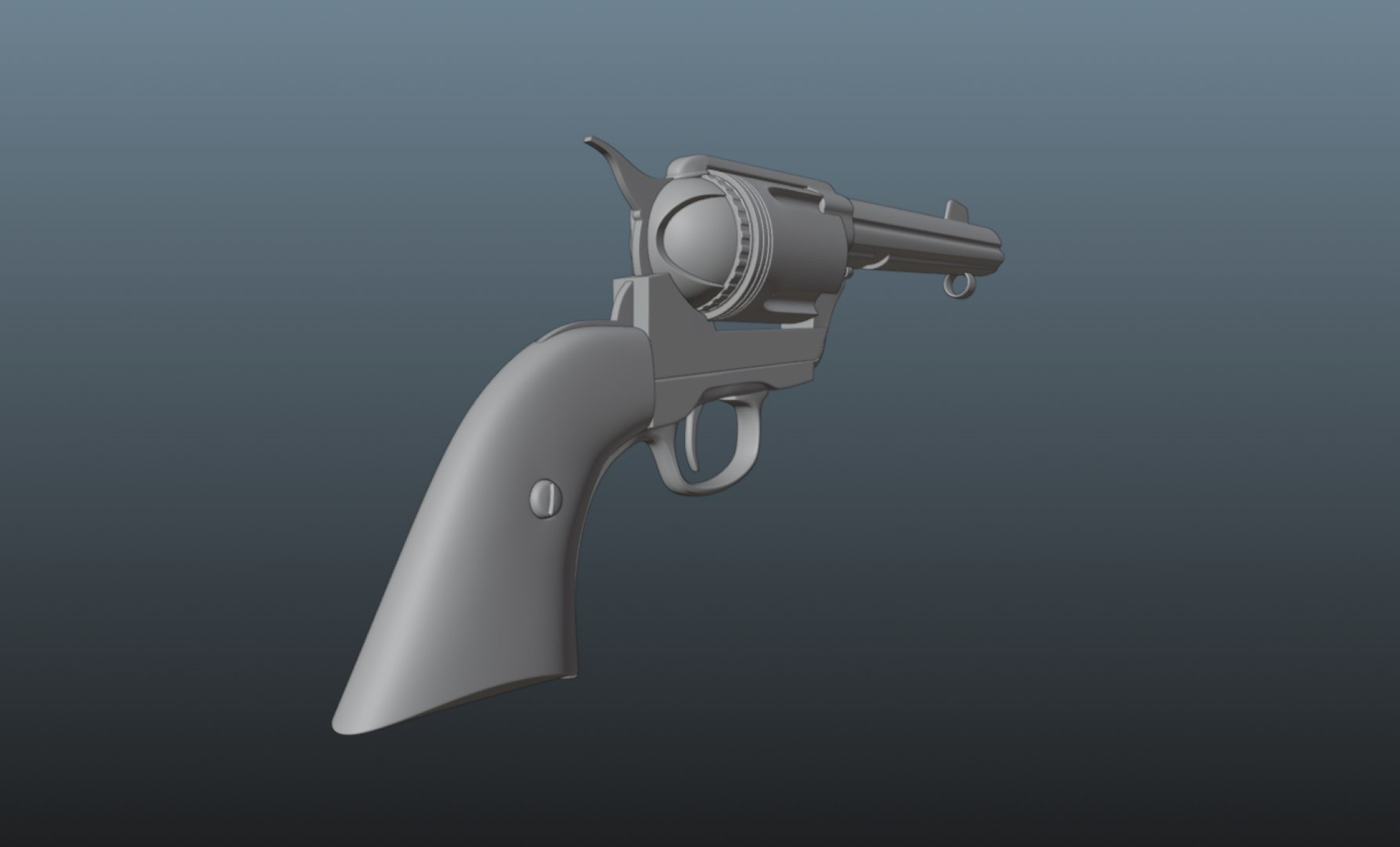 1800s Revolver 3D Model - TurboSquid 2273006