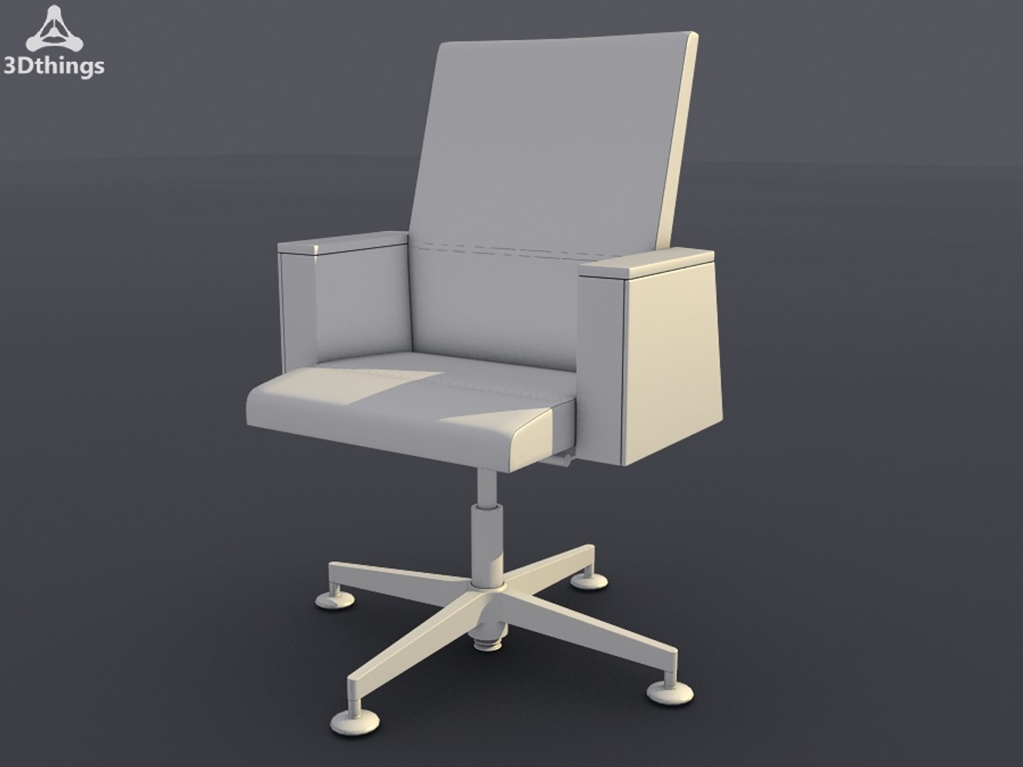 conference chair way swivel 3d c4d