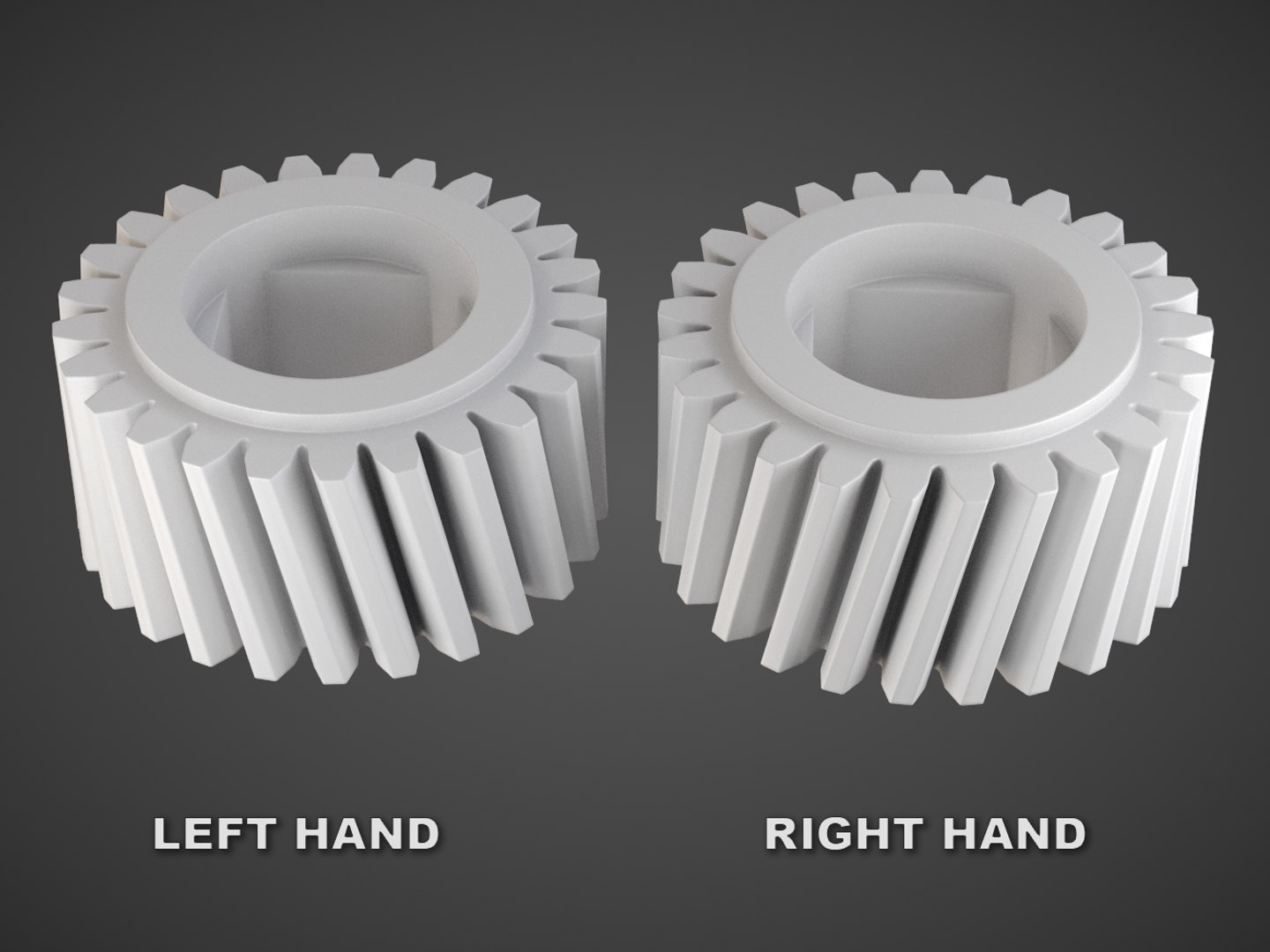 Helical Gear Print 3d Obj