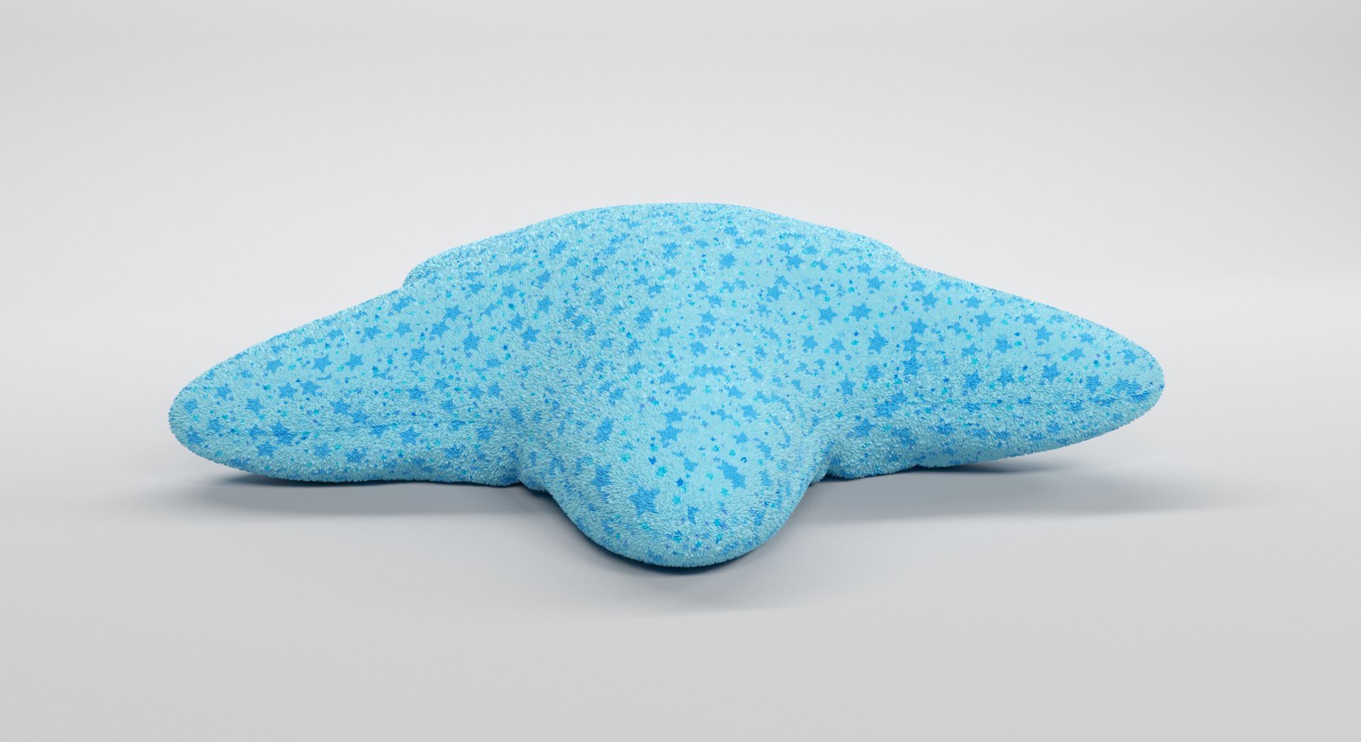 Blue Star Pillow For Childrens Room 3D Model - TurboSquid 1776837