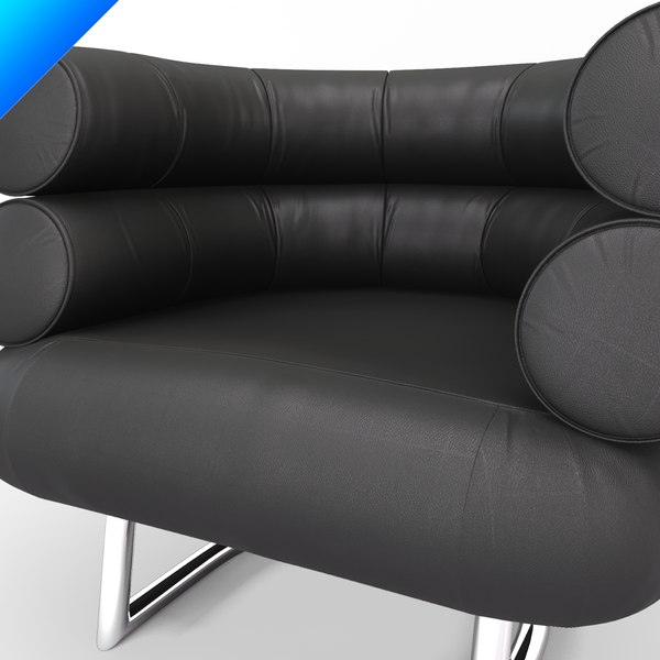 bibendum arm chair 3d 3ds