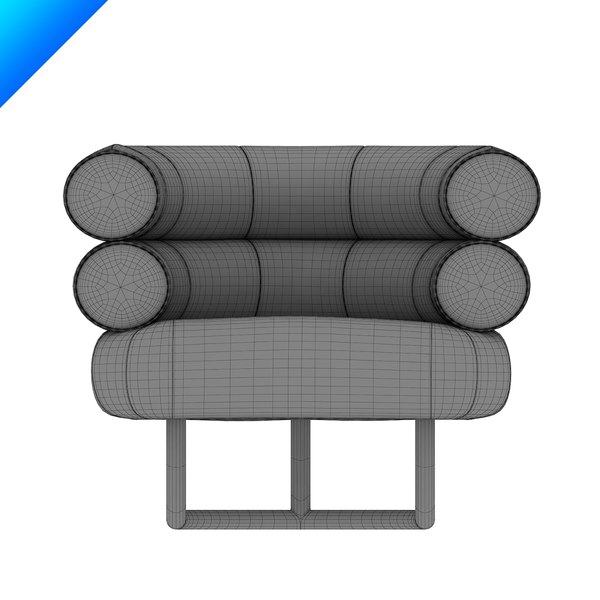 bibendum arm chair 3d 3ds