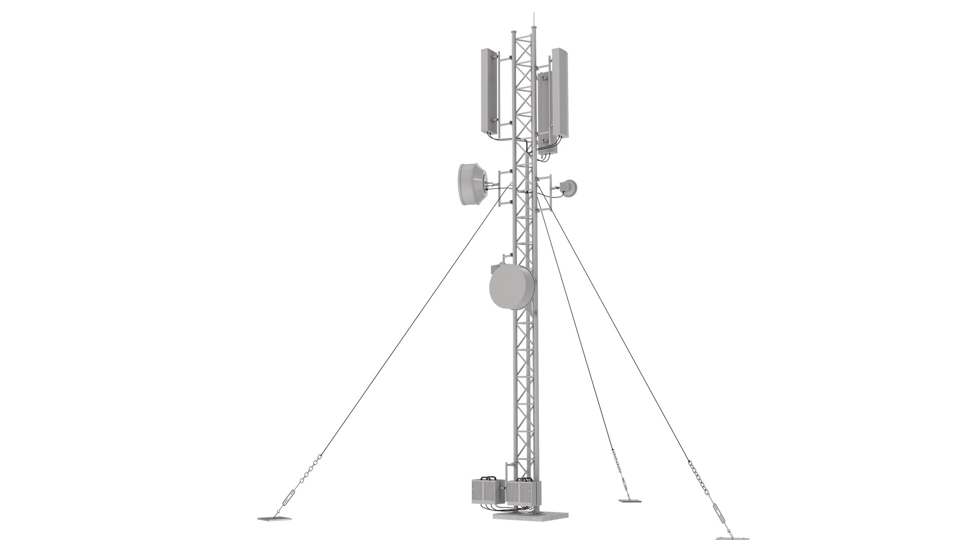 Cellular Towers Collection Model - TurboSquid 2204736