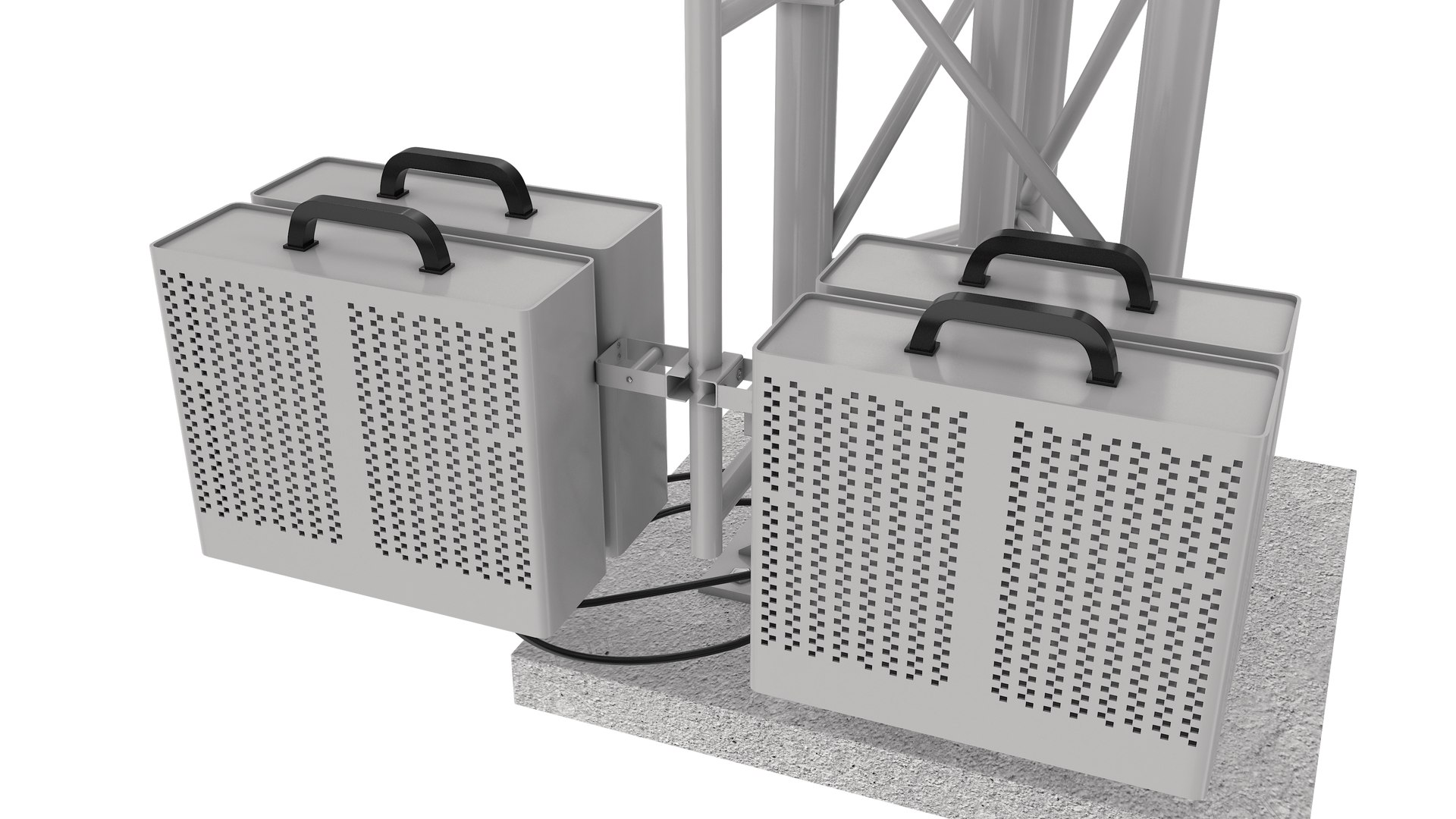 Cellular Towers Collection Model - TurboSquid 2204736