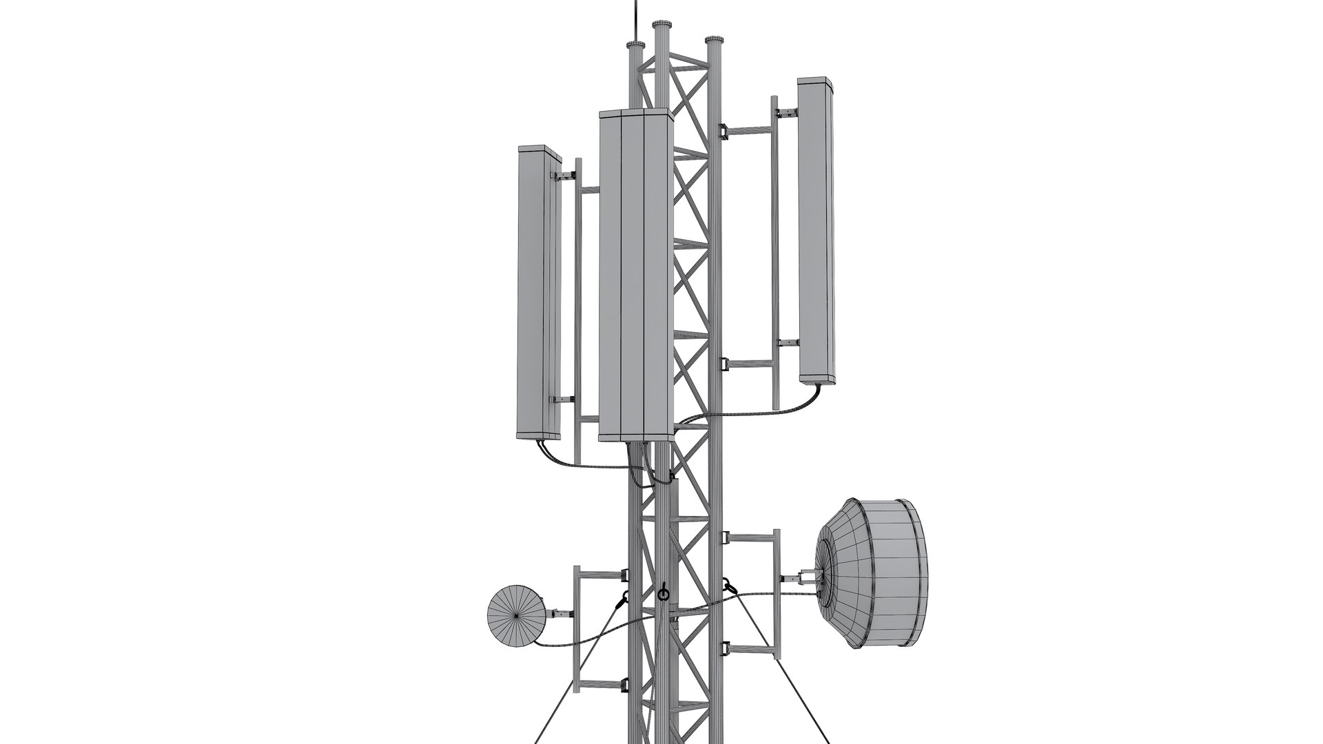 Cellular Towers Collection Model - TurboSquid 2204736