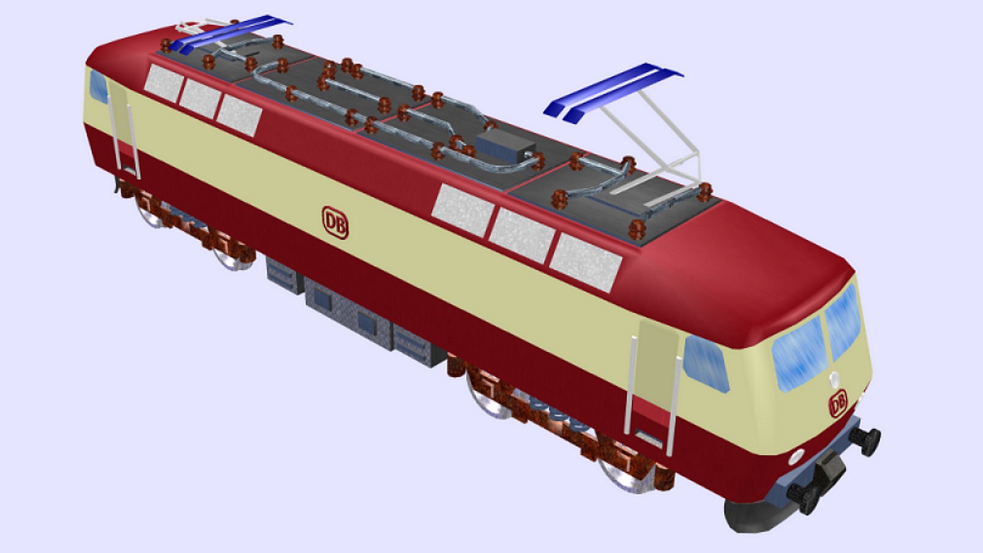 Class 120 electric locomotive model - TurboSquid 1707612