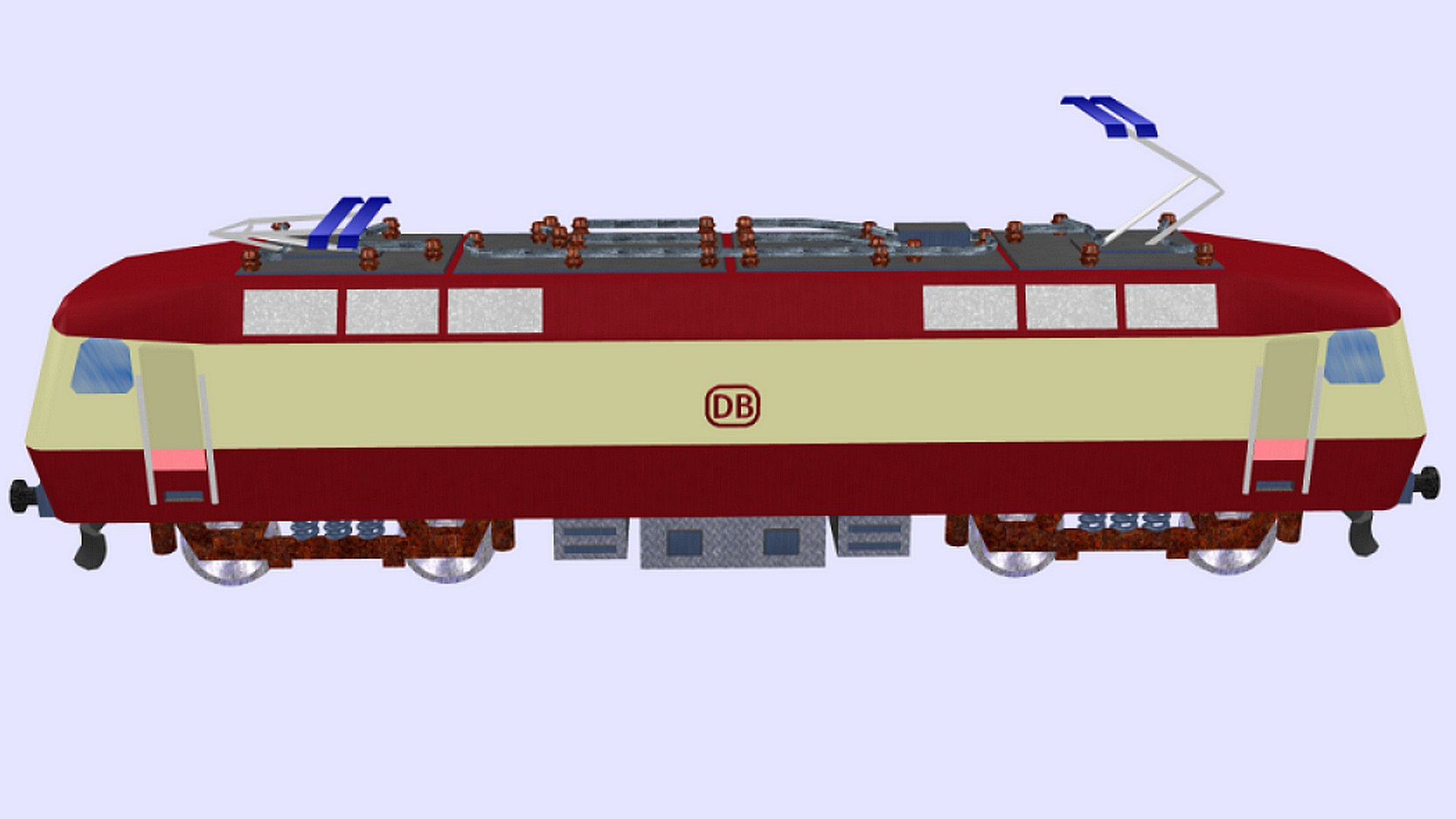 Class 120 electric locomotive model - TurboSquid 1707612