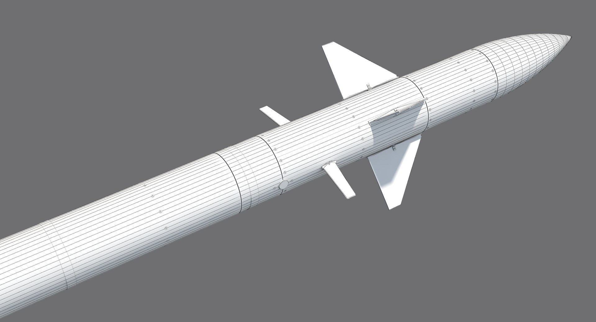 Tamir Interceptor Misslie - Iron Dome System Model - TurboSquid 1972411