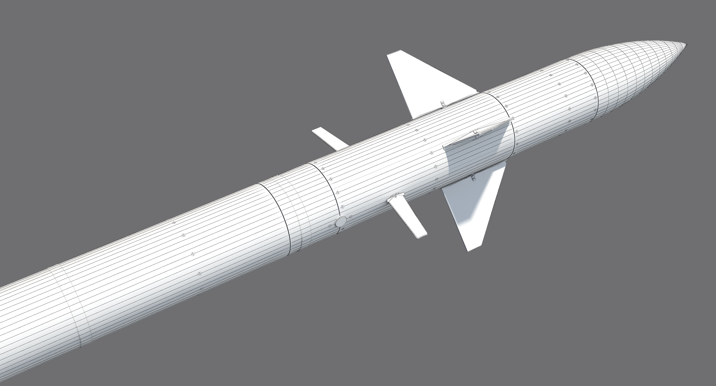 Tamir Interceptor Misslie - Iron Dome System model - TurboSquid 1972411