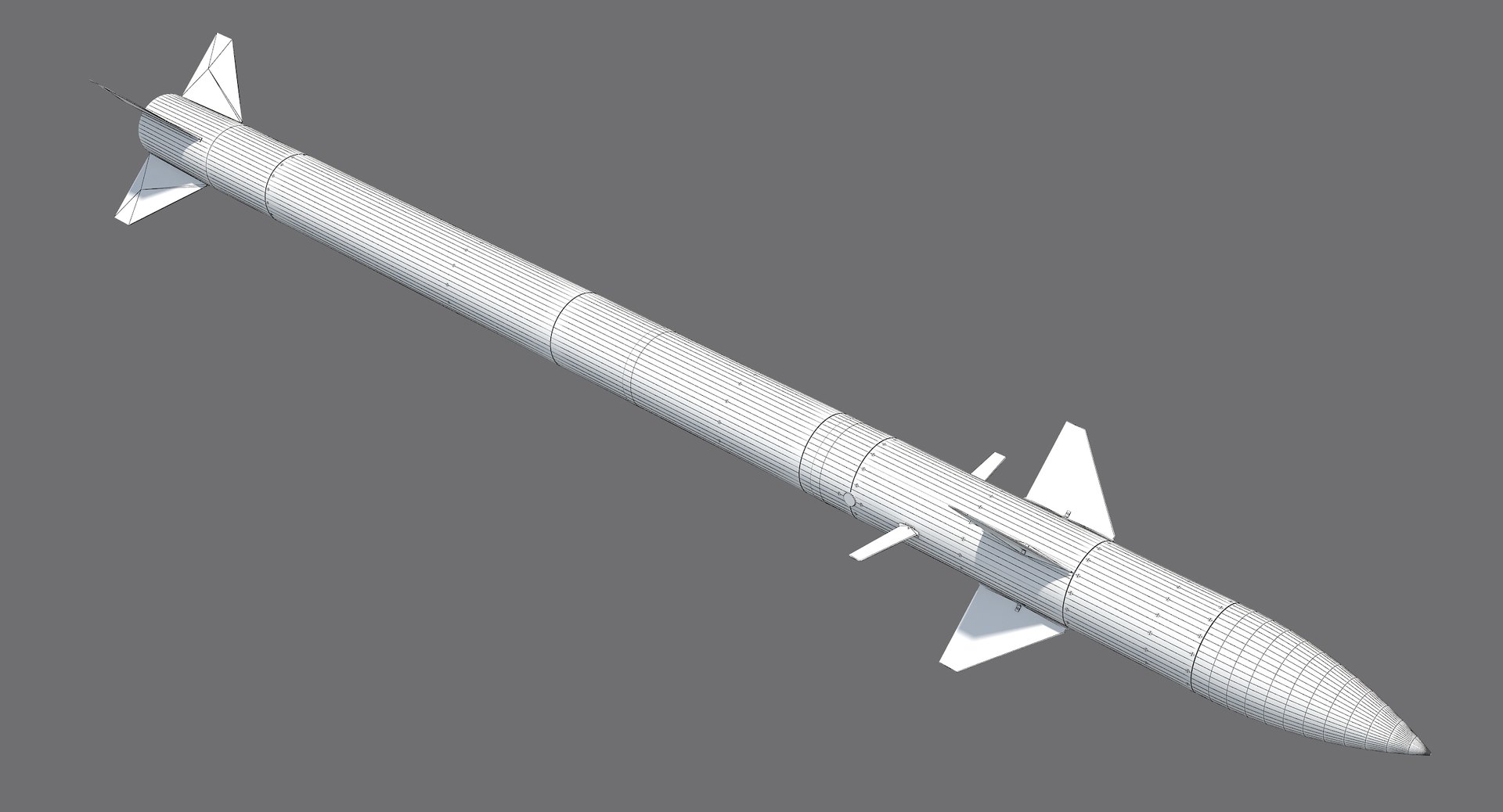 Tamir Interceptor Misslie - Iron Dome System Model - TurboSquid 1972411