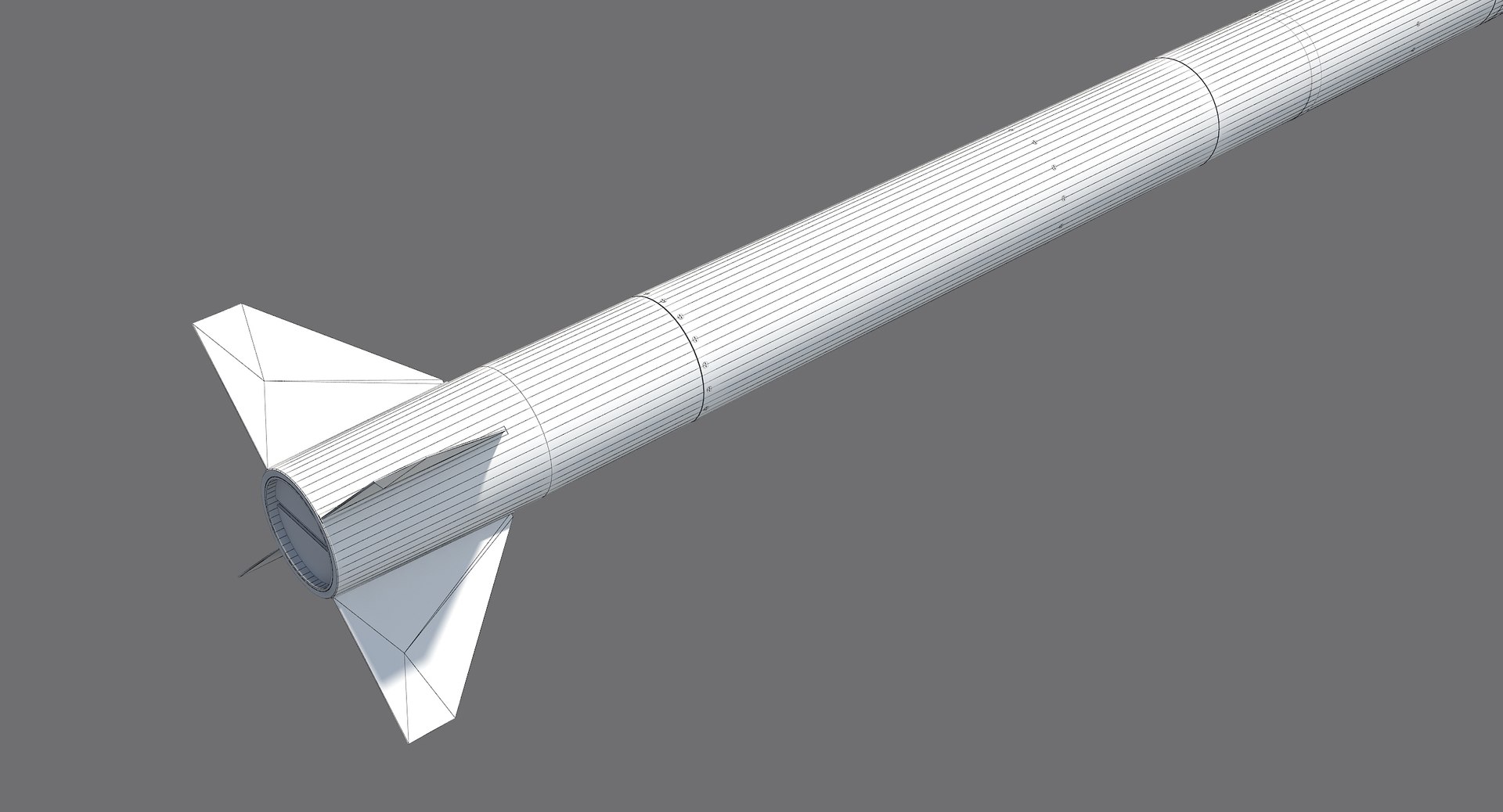 Tamir Interceptor Misslie - Iron Dome System model - TurboSquid 1972411