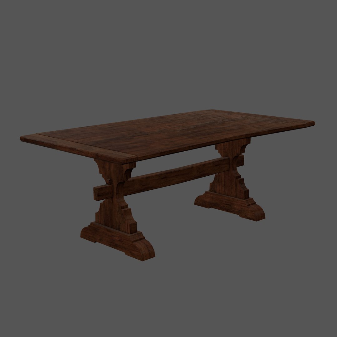 3d Gothic Table