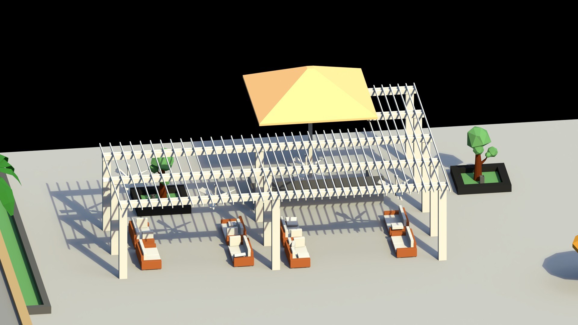 3D Holiday Resort Model - TurboSquid 1508224