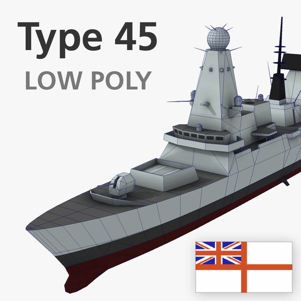 3d type 45 destroyer model
