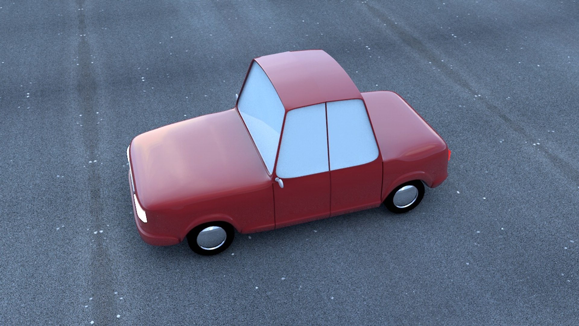 3d cartoon car model