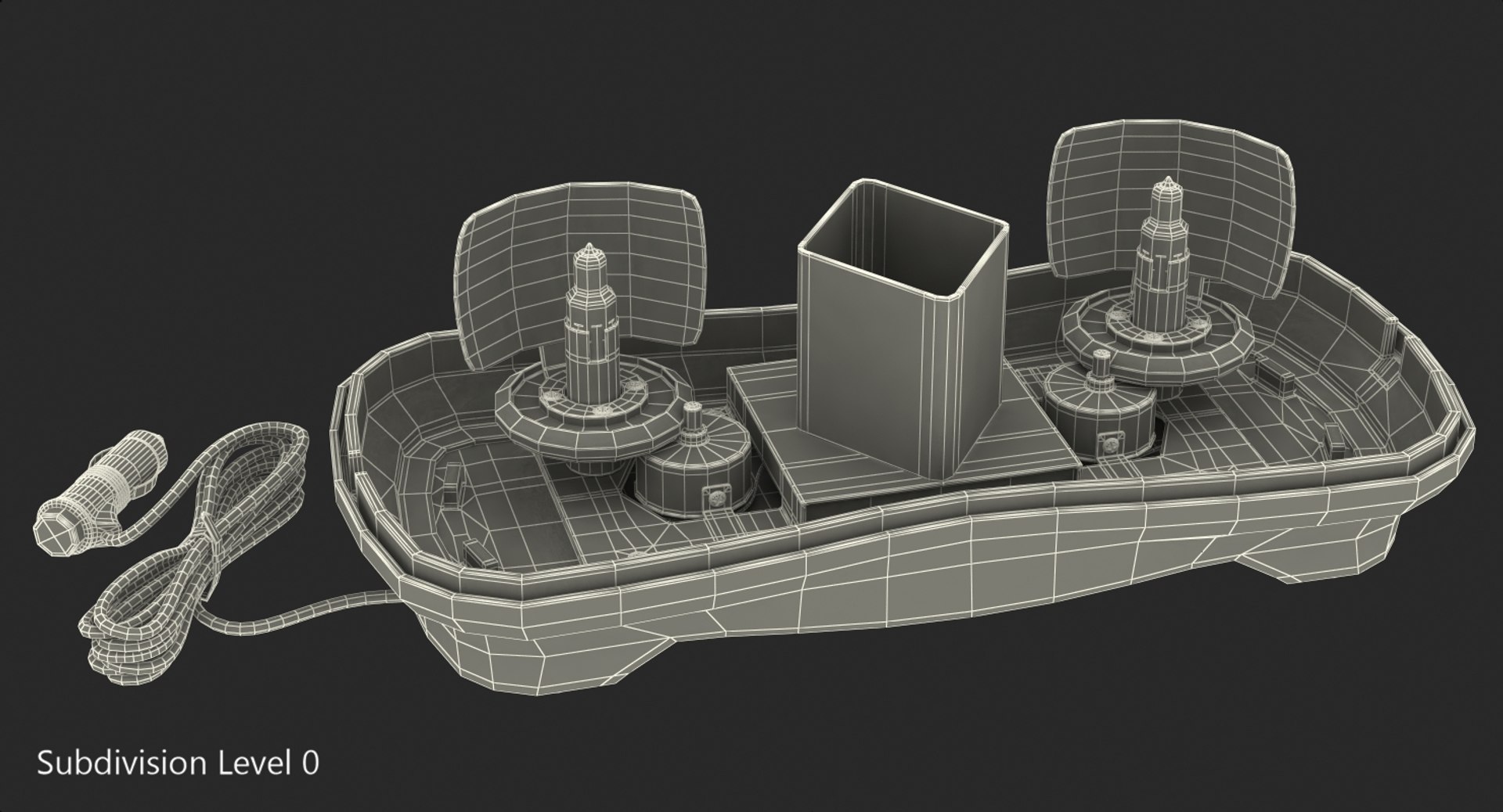 Peanut rotating beacon bar 3D model - TurboSquid 1317990
