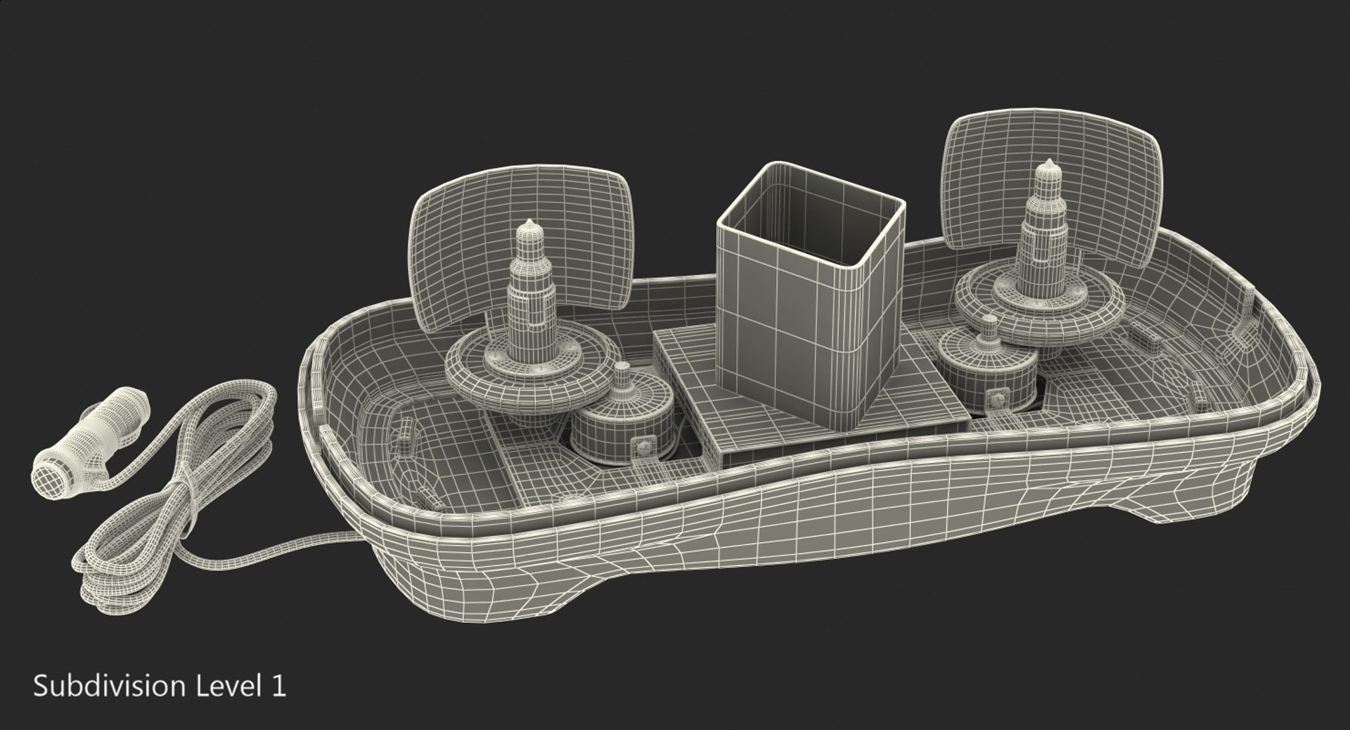 Peanut rotating beacon bar 3D model - TurboSquid 1317990