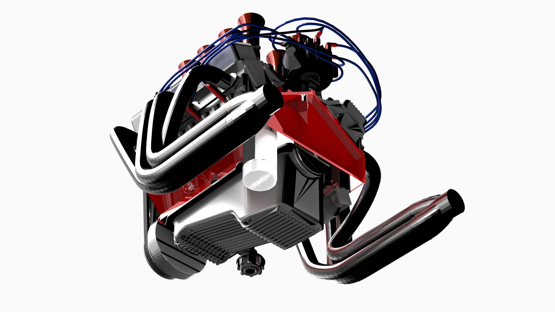 3D Model Chevy Small Block V8 Engine - TurboSquid 2335991