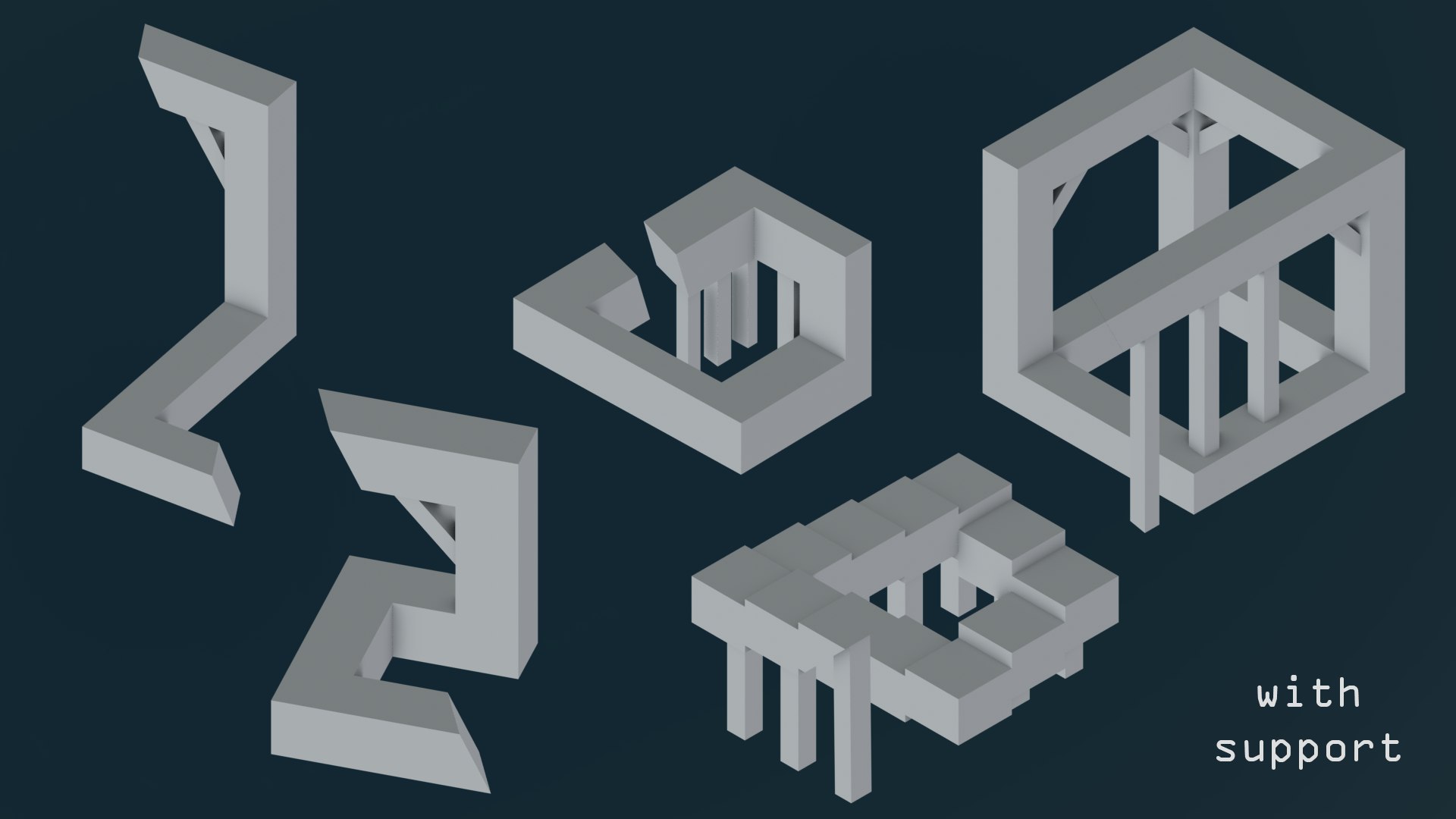 Printable Paradox Objects 3D Model - TurboSquid 1617203