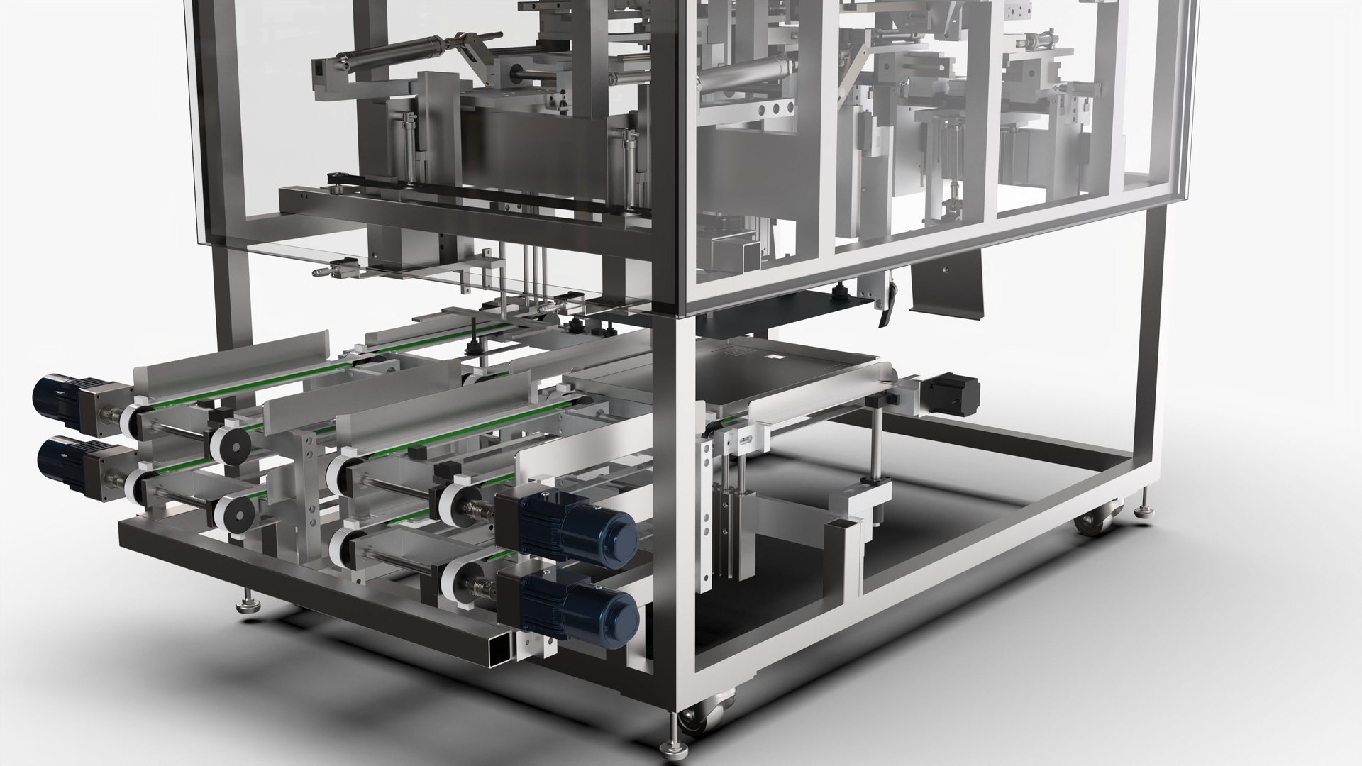 3D Granule Powder Food Packaging Machine Model - TurboSquid 1994840