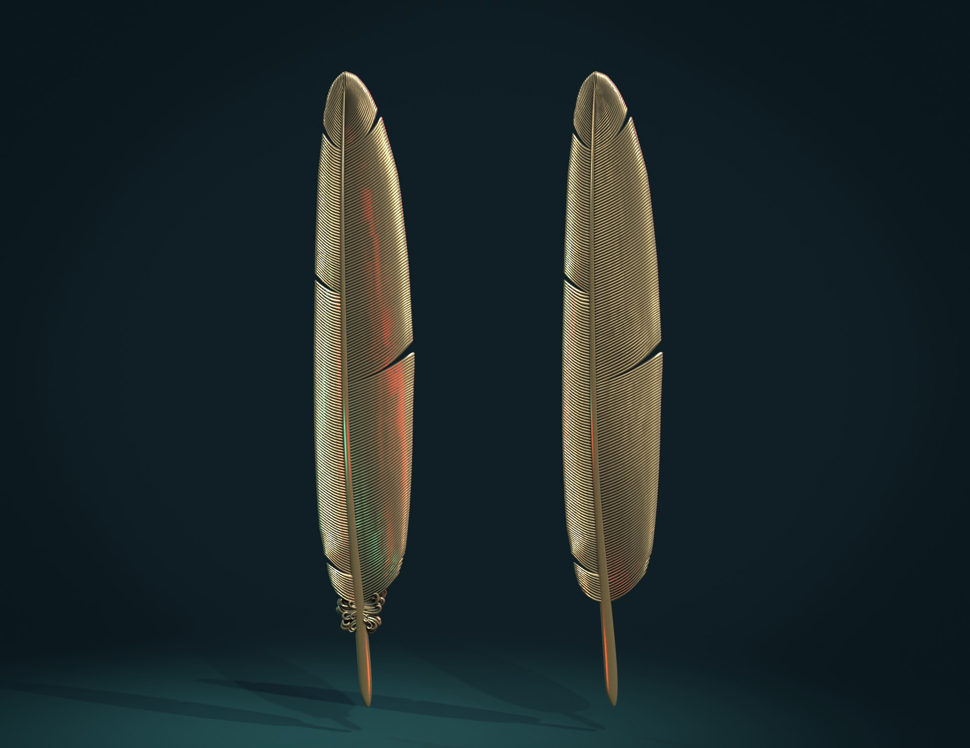 3D feather - TurboSquid 1646598