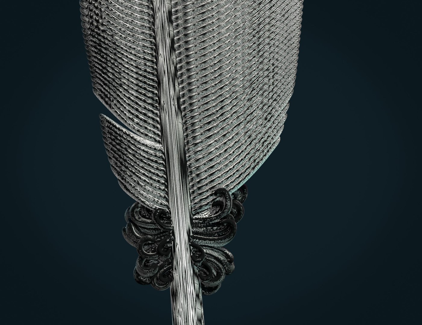3D Feather - TurboSquid 1646598