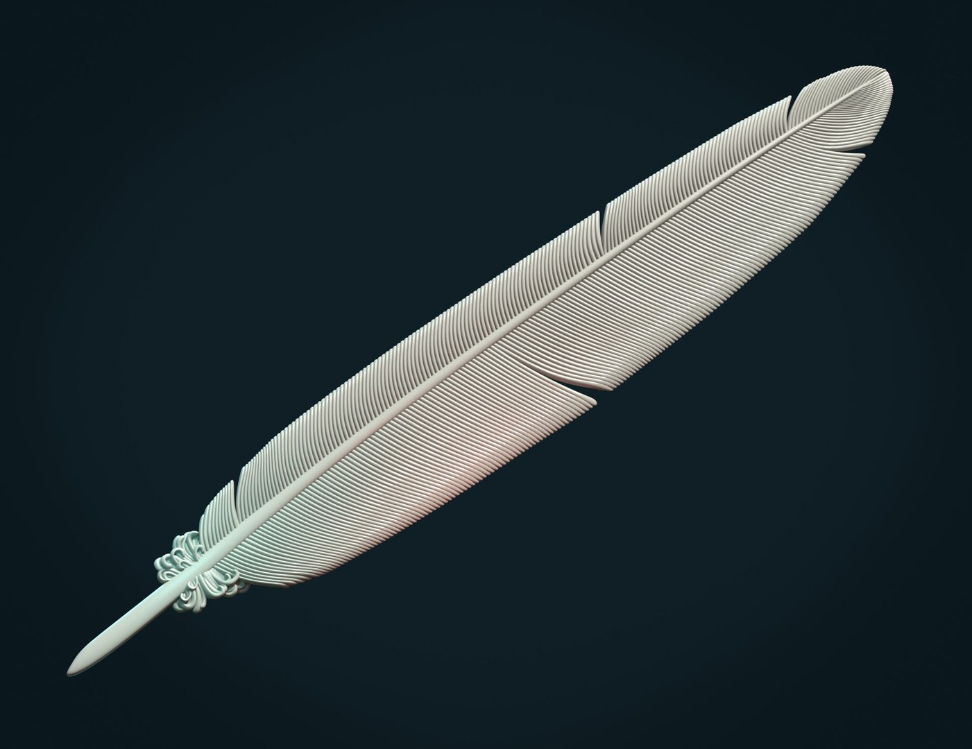3D Feather - TurboSquid 1646598