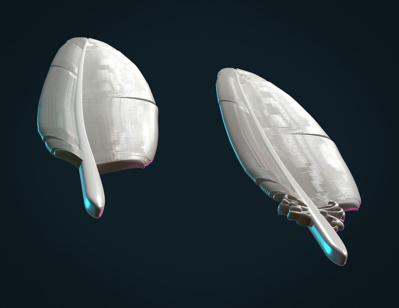 3D Feather - TurboSquid 1646598