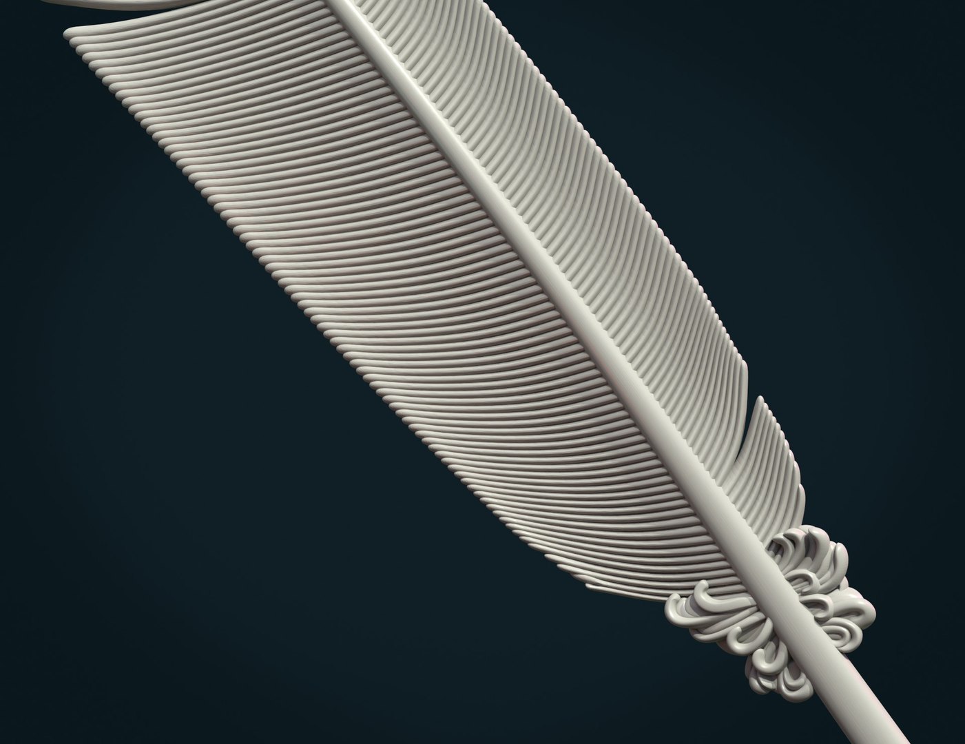 3D Feather - TurboSquid 1646598