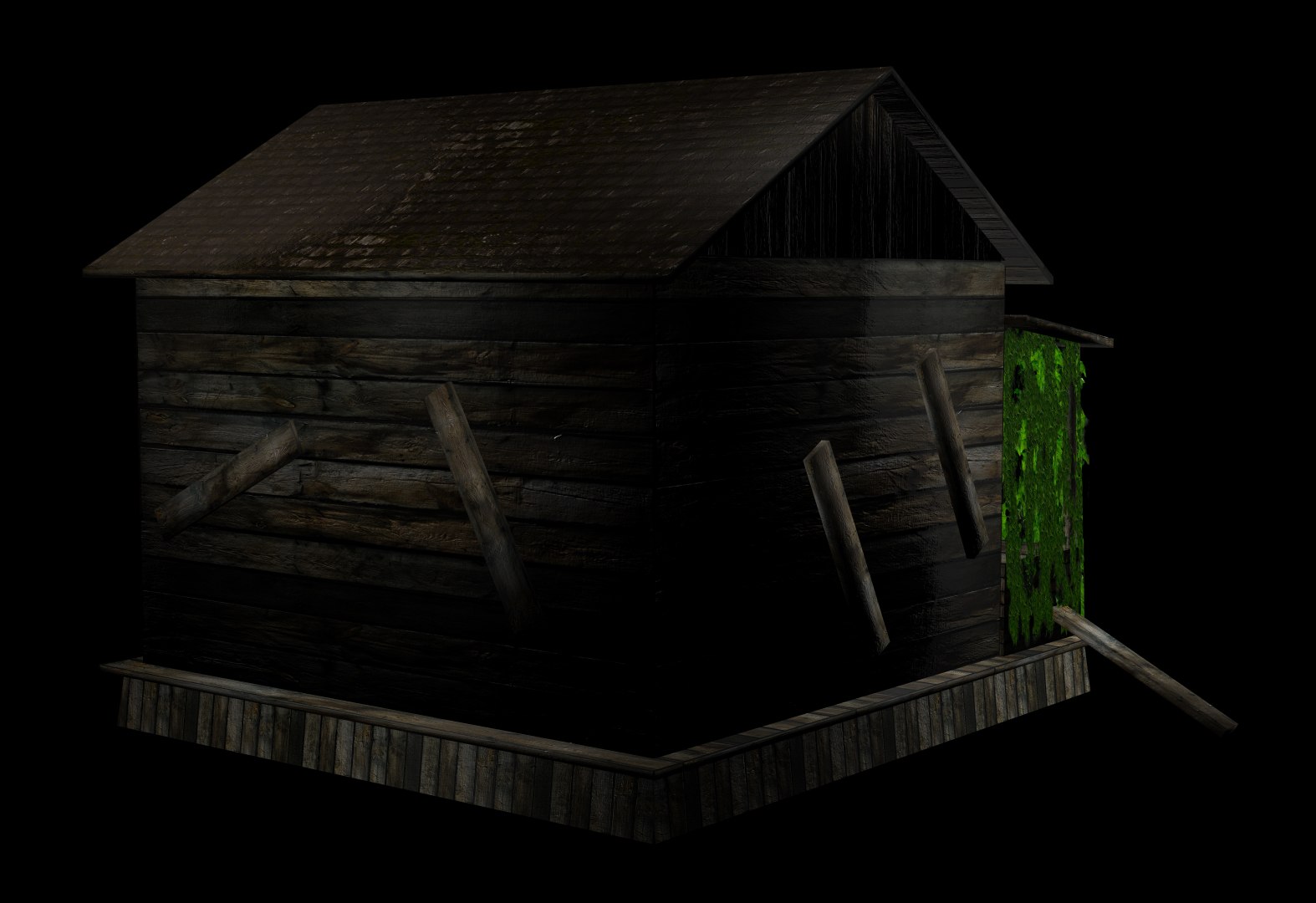 Old Shack 3d Model