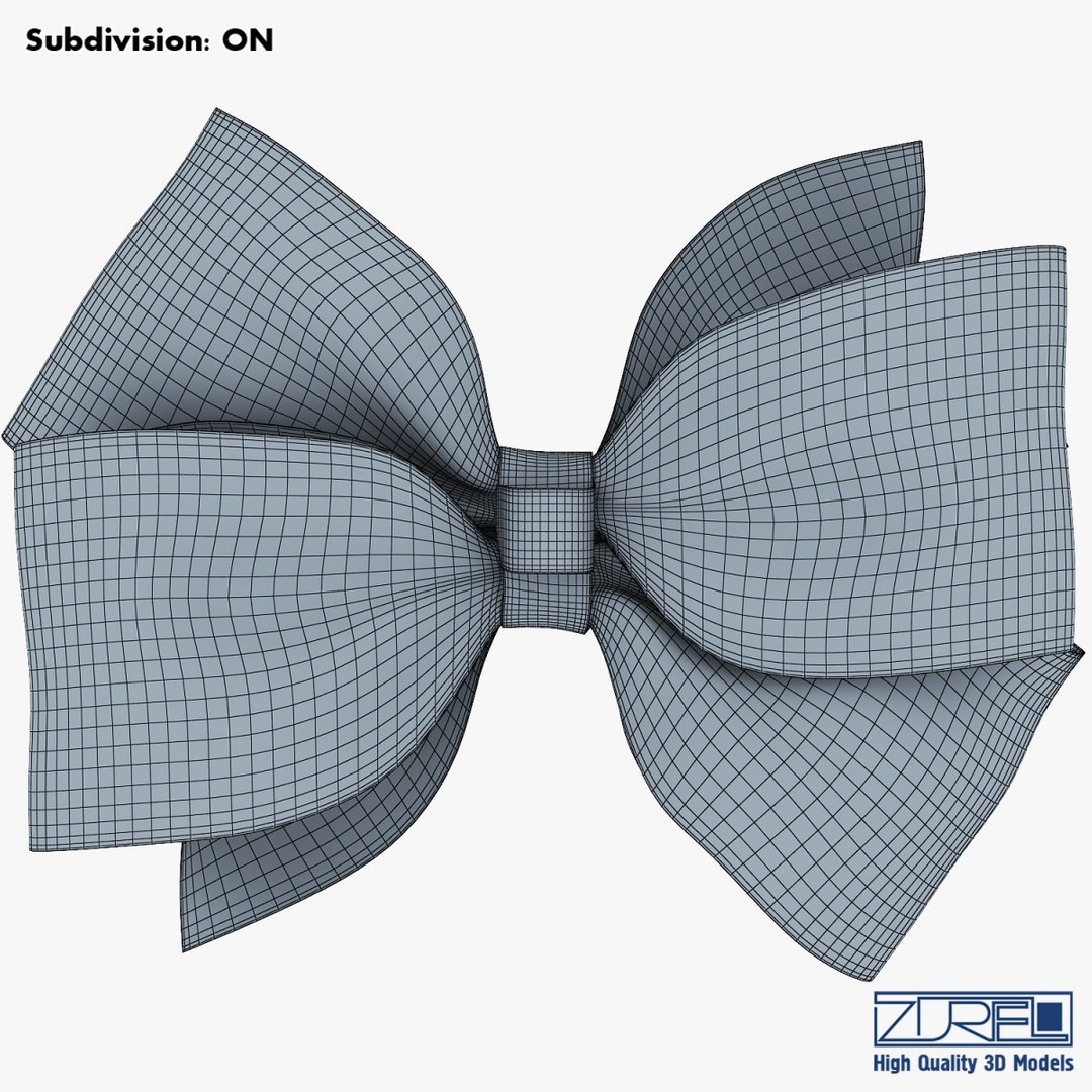 3d model bow v 2