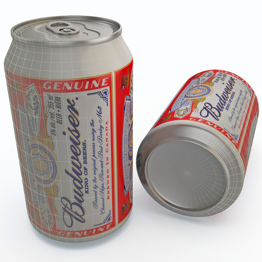 3d Budweiser Beer