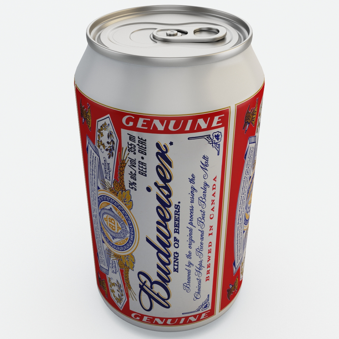 3d Budweiser Beer